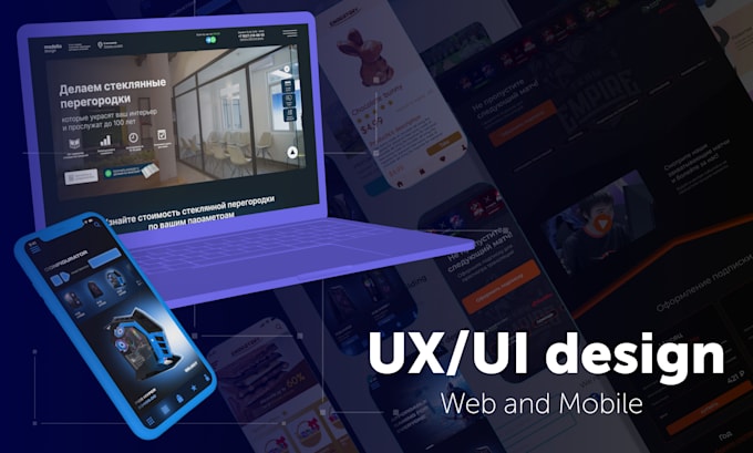 Create ui and ux design for a website or mobile app by Razil2605 | Fiverr