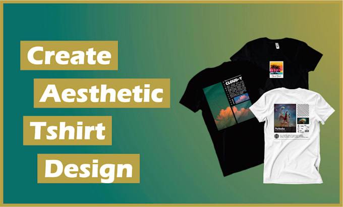 Create aesthetic shirt design for your brand or merch by Cyberkun616 ...
