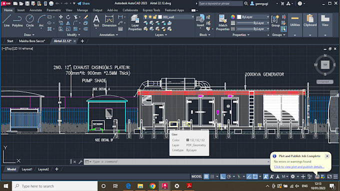 Design in 2d and 3d autocad draft for you by Milley_writer | Fiverr