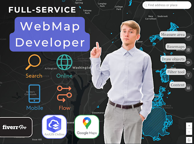 Help you launch gis web maps with tailored data for business needs by Piotrbordza | Fiverr