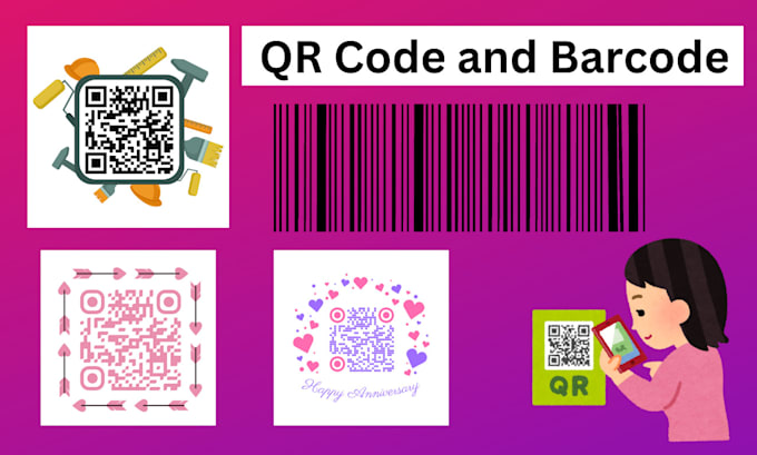 Make fast, designer qr code and barcode design for you by Ashamoria ...