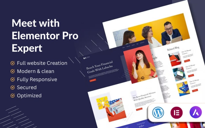 Design a mobile responsive, modern wordpress website by Hassanalirazzaq ...