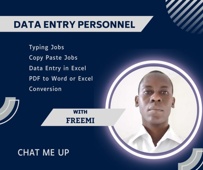 Do Your Data Entry In Excel Typing And Copy Pasting By Freemi Fiverr