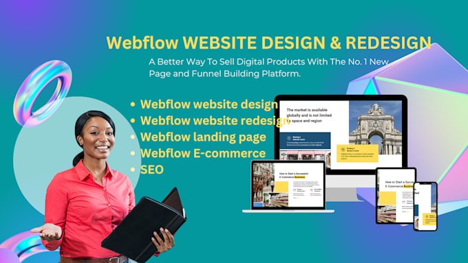 Design webflow website webflow website design redesign webflow website by Jessica_design6 | Fiverr