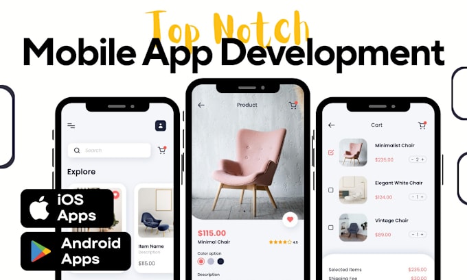Do Flutter Mobile App Development For Both Android And Ios Mobile Apps By Flash Dev Fiverr