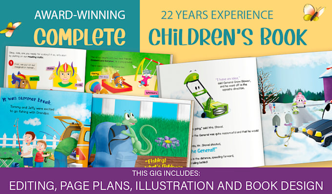 Edit, illustrate and design your childrens picture book by Bryony ...