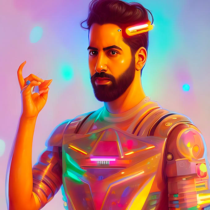 Generate 10 unique ai portraits by Herrkayser | Fiverr