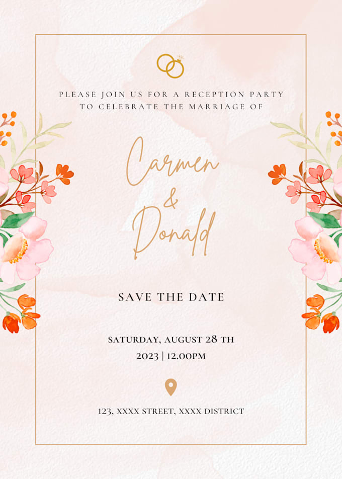 Design attractive simple invitation card suitable for birthday and ...