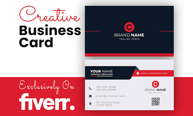 Design an outstanding business card, print ready by Dilankalaksiri | Fiverr