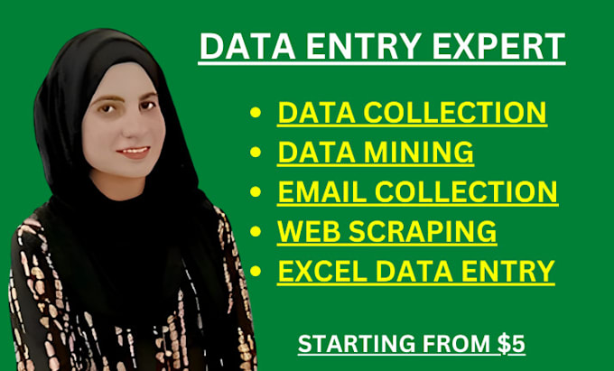 Do data collection, data extraction and website scraping by Nimrah2121 ...
