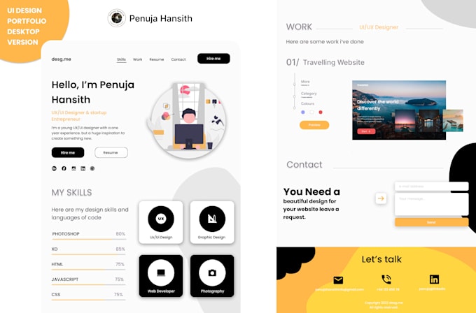 Amazing ui designs for you by Techifysl | Fiverr