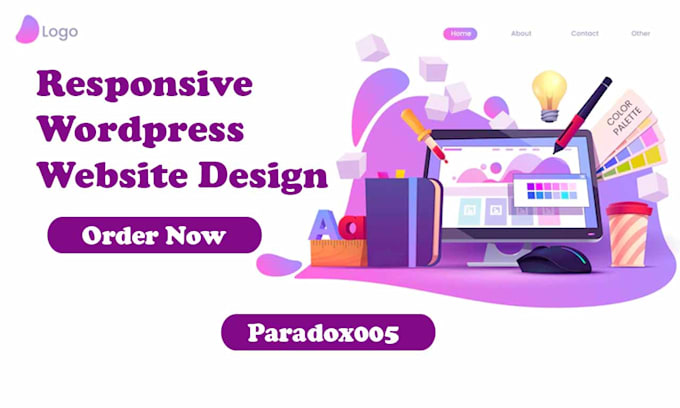 Design or redesign responsive wordpress website in 24 hours by ...
