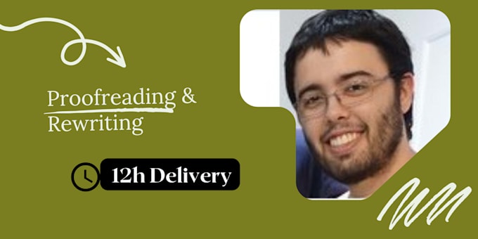 Do manual edits, proofreading and rewriting by Joohenriques883 | Fiverr