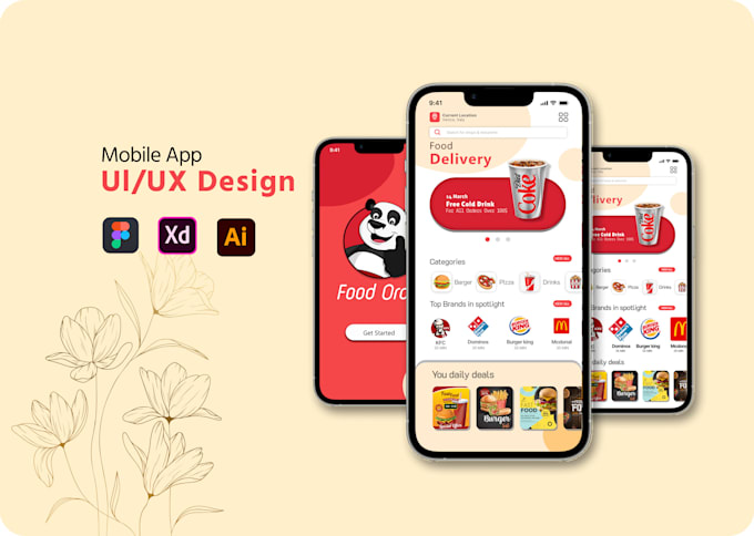 Design a creative ui ux design for your mobile app by Mdsohan25680 | Fiverr