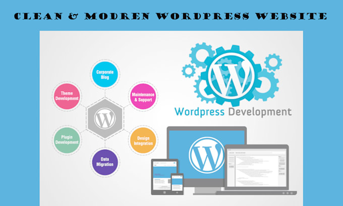 Clean and modern wordpress website by Zahraali697 | Fiverr