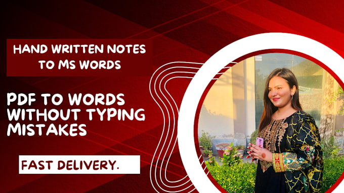 Type and transcribe your handwritten notes to ms word by Drhirahameed ...