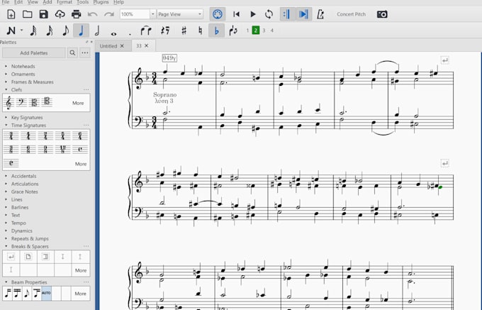 Transcribe your handwritten or pdf music sheet to digital by ...
