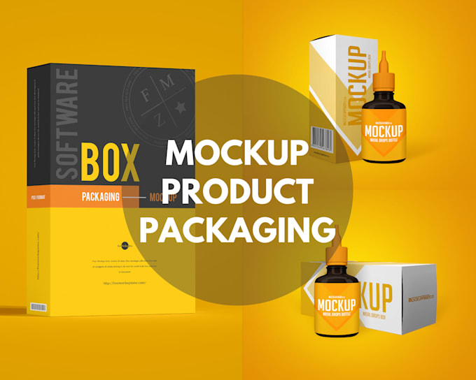 Create realistic 3d mockup of product packaging by Erramo7 | Fiverr