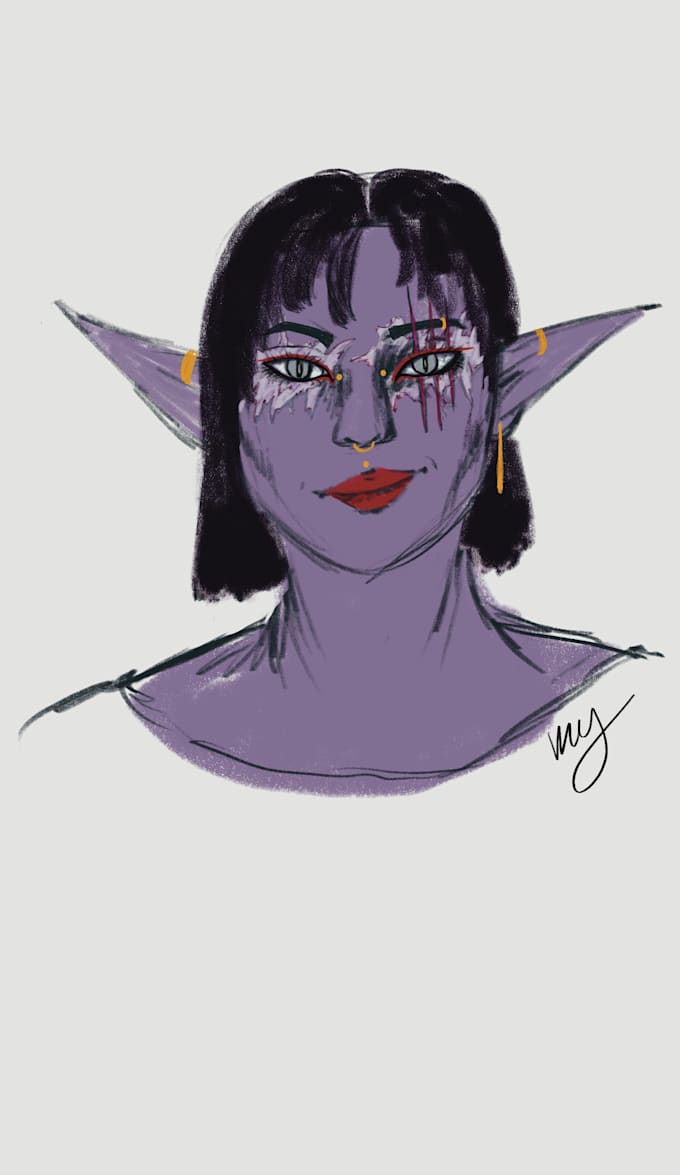 Character design sheets on procreate by Mckenziejerofke | Fiverr