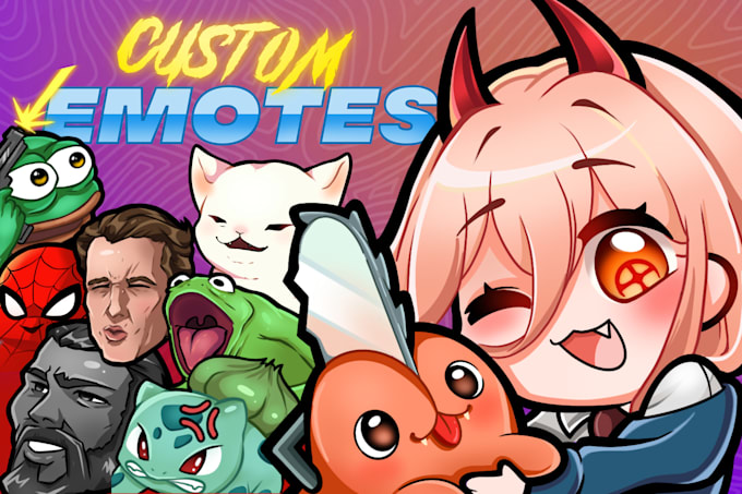 Draw awesome emotes for u in any style that u want by Vi_fromhell | Fiverr