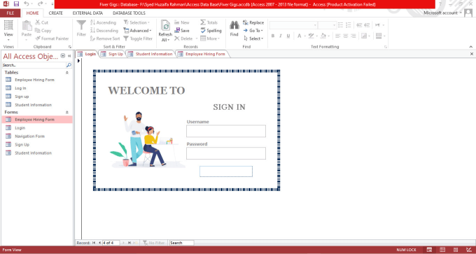 Create microsoft access database projects and dashboards by ... Create microsoft access database projects and dashboards by ...
