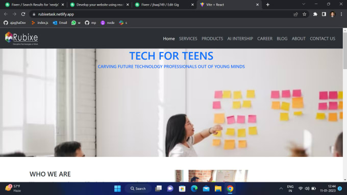 Create your website using reactjs nextjs by Jhaaj749 | Fiverr Create your website using reactjs nextjs by Jhaaj749 | Fiverr
