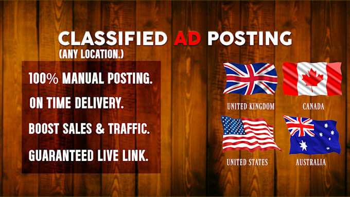 Post classified ads to promote your business by Fudailshahzad | Fiverr