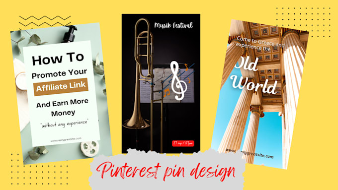 Design viral custom pins, pinterest pins design by Saidzz8 | Fiverr