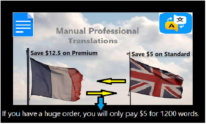 Translate 1000 words in english to french and vice versa by ...