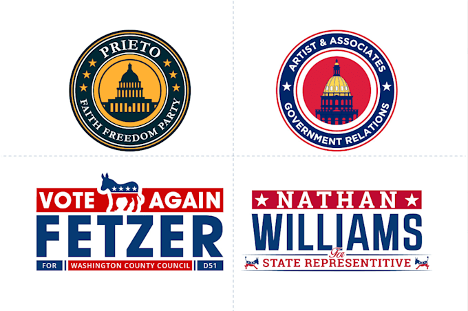 Design modern unique political campaign logo by Kayehkyj | Fiverr