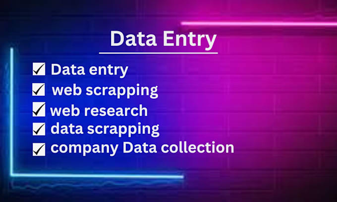 Do data entry, company data collection, web research by Mdalihossain26 ...