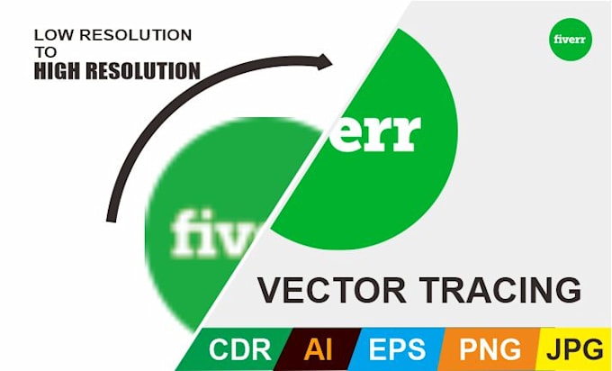 Vector tracing logo, vectorise image, convert to vector by Bluee_circle | Fiverr