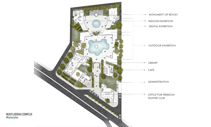 Draw and render site plan, master plan, landscape and other by ...