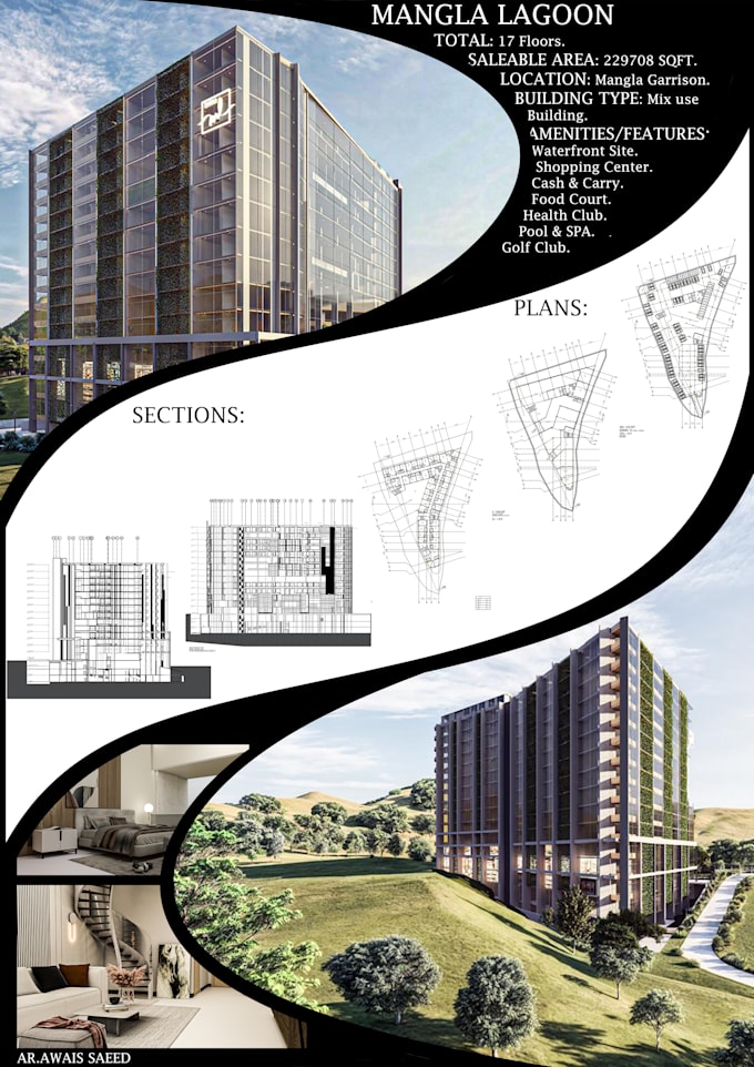 Design photoshop panels for architecture presentations by Awaissaeed075 ...
