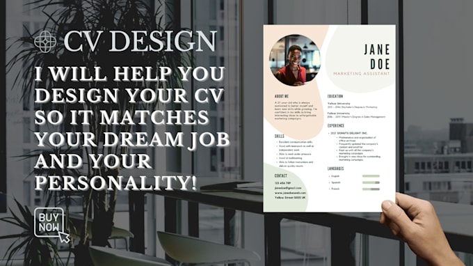 Design your cv for you by Lucaaxmc | Fiverr