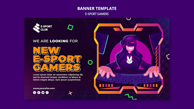 Design flyer, poster for gaming event, esport event by Gomalgraphics ...