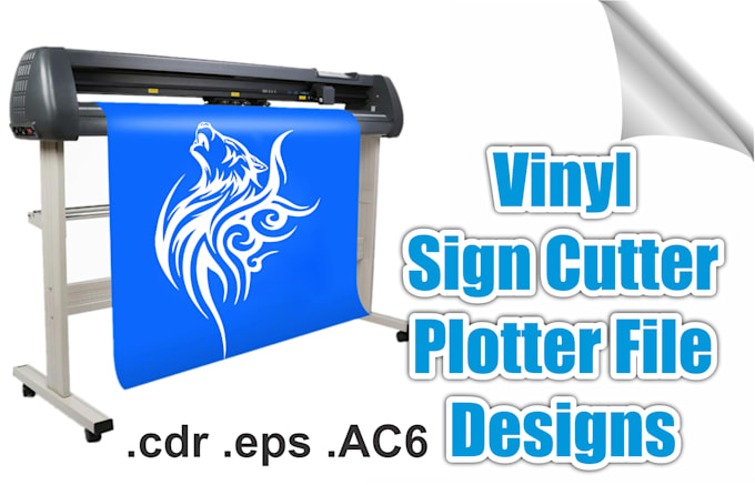 Do vinyl sign cutting plotter design by Logomaxiss | Fiverr