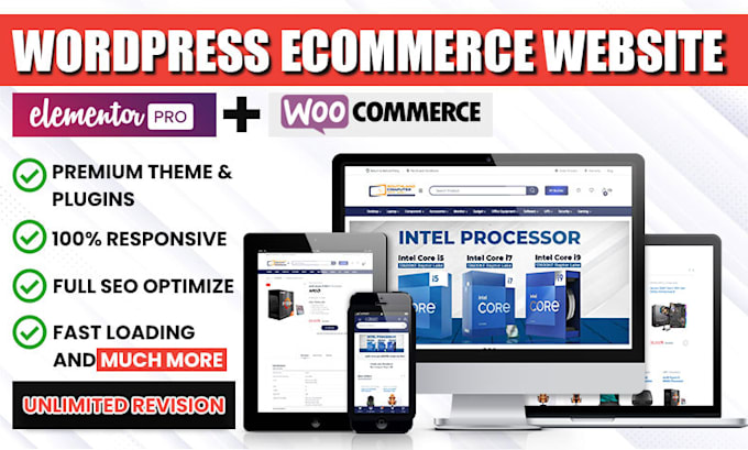 Build an ecommerce website using wordpress woo commerce by ...