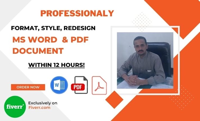 Format, edit, arrange and redesign word documents accurately by ...