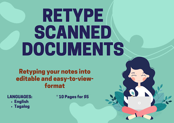 Copy type your handwritten notes and scanned documents by Charmsobre ...
