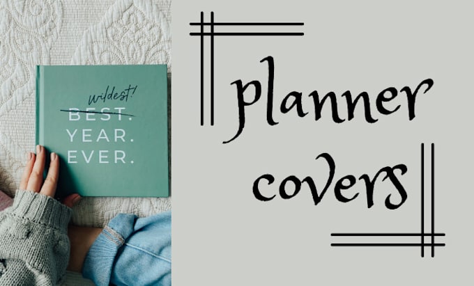 Design modern notebook, journal, planner and book cover by Saaviy | Fiverr