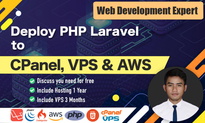 Deploy your php laravel project on aws, vps or shared hosting by ... Deploy your php laravel project on aws, vps or shared hosting by ...