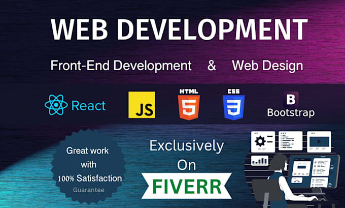 Be your react front end web developer and designer by Mahfuj_khan | Fiverr