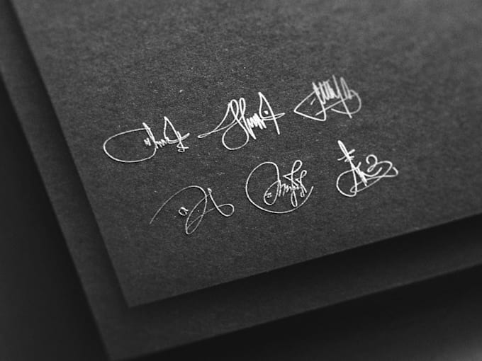 Do signature in vector and autocad from handwritten sketch by Hssame2 ...