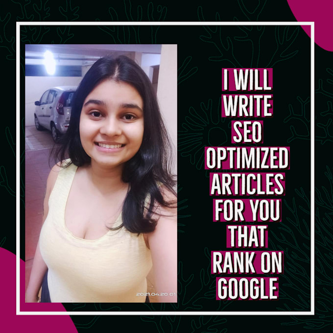Write seo optimized articles and blogs that rank on google by Tanishka_sharma | Fiverr
