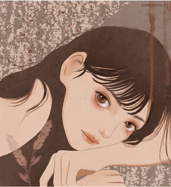 Draw Soft Semi Realistic Aesthetic Portrait In My Style By Osmayyeva Fiverr