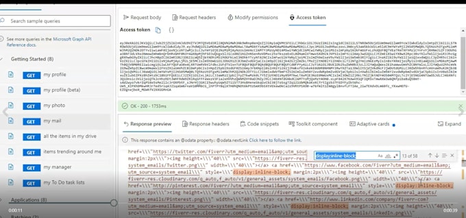 Send email using microsoft graph api by Nishasingh8819 | Fiverr