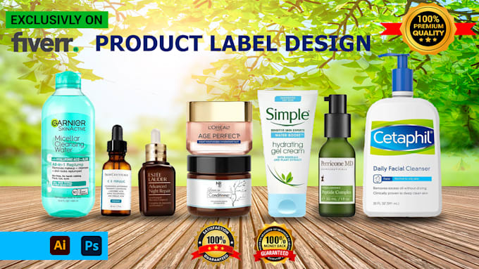 Design product label design for your product by Itzahsanhabib | Fiverr