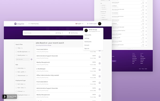 Design a beautiful, modern and responsive website ui by Boj_nuga | Fiverr