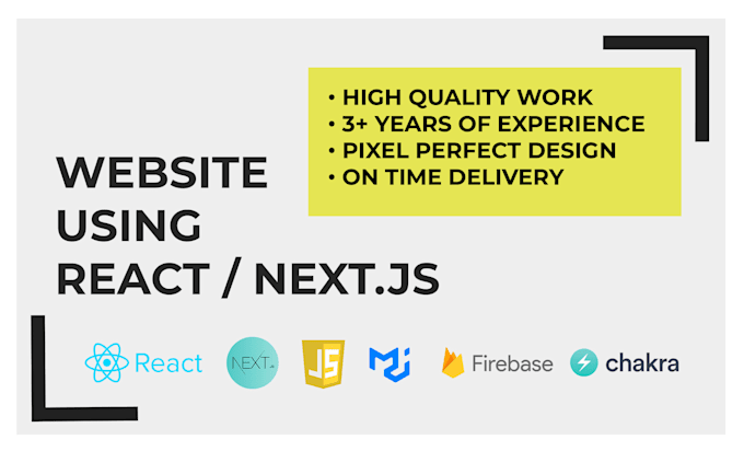 Develop a modern, responsive website using react, next js by ... Develop a modern, responsive website using react, next js by ...